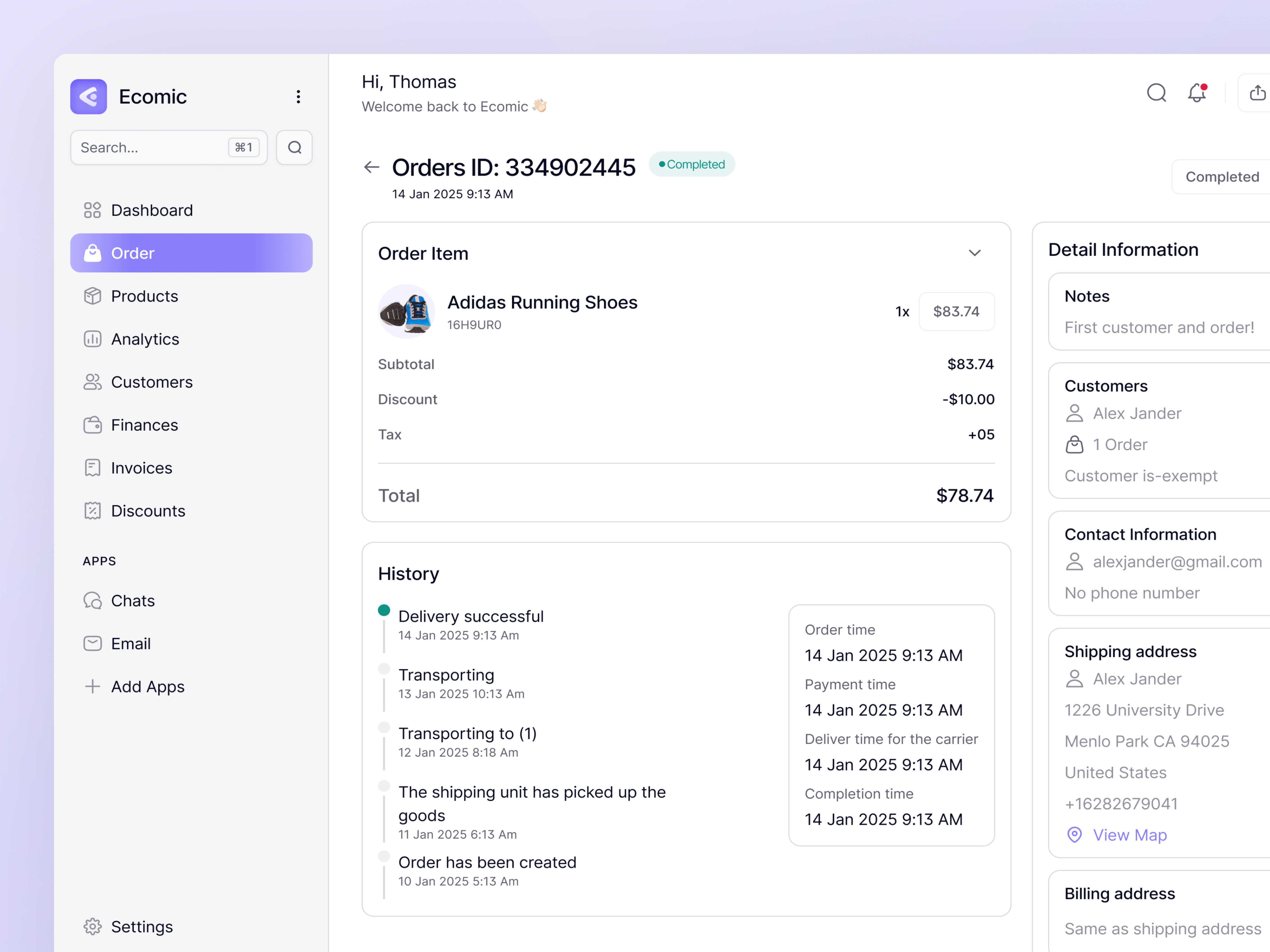 Ecomic - Orders Page Dashboard UI Design by Juyed Ahmed on Dribbble