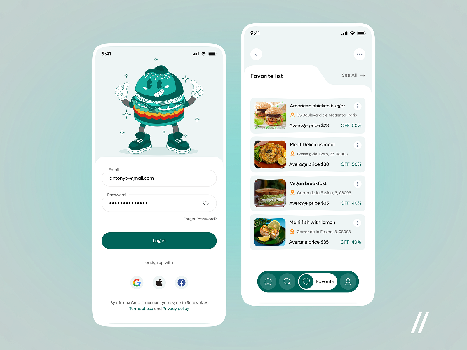 Restaurant booking App by Ibrahim Khalil on Dribbble