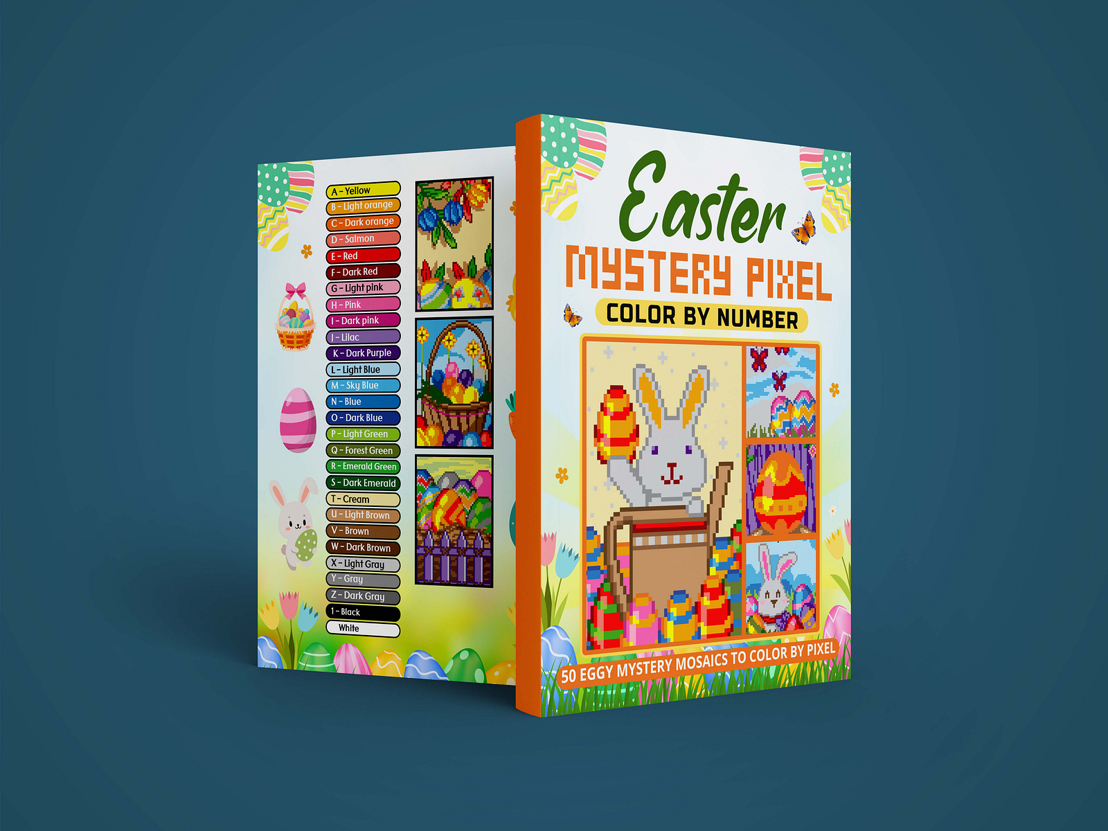 Easter Mystery pixel book cover design by Siam Uddin on Dribbble