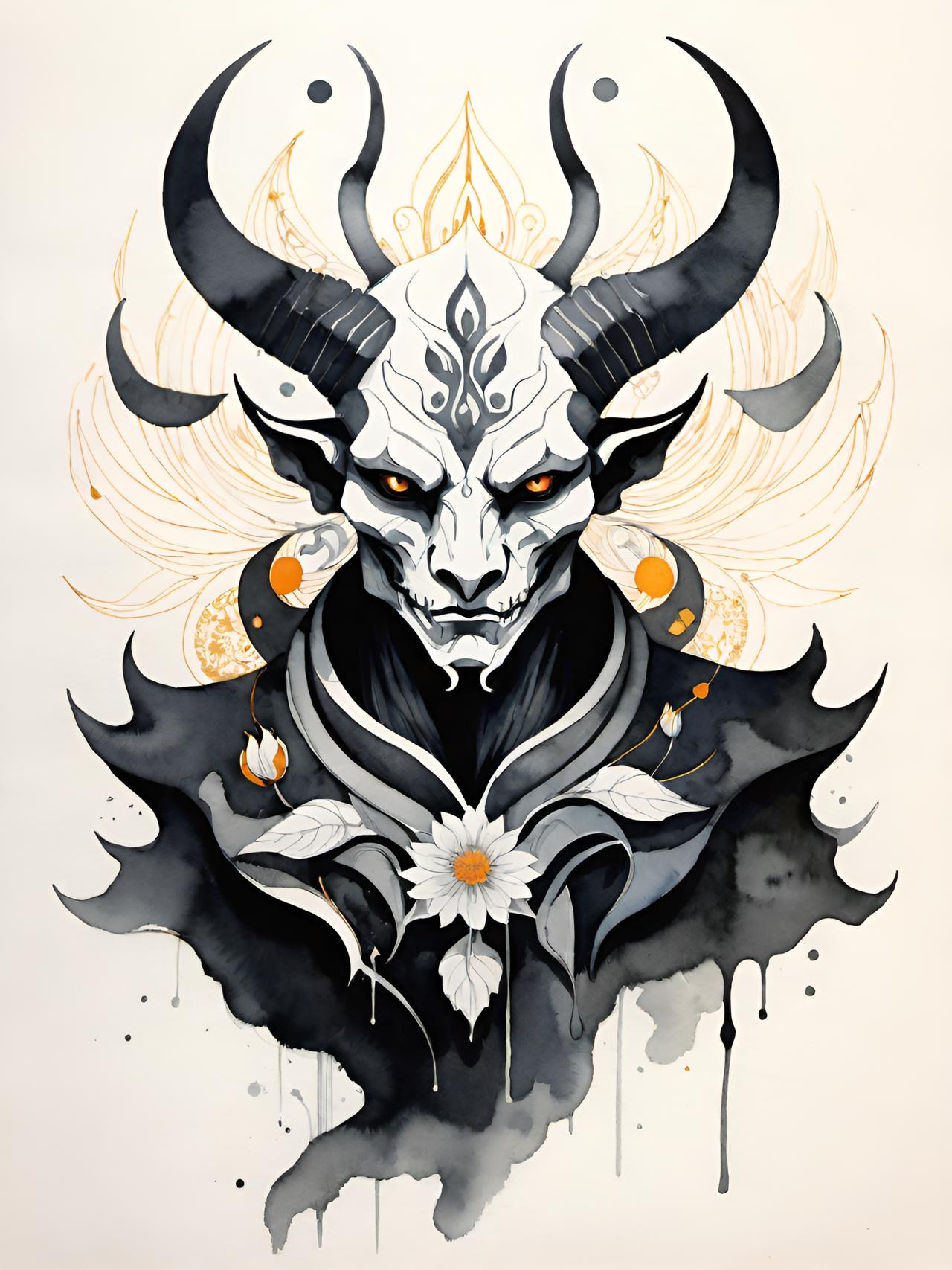 Flower Demon by DachmanArts on Dribbble