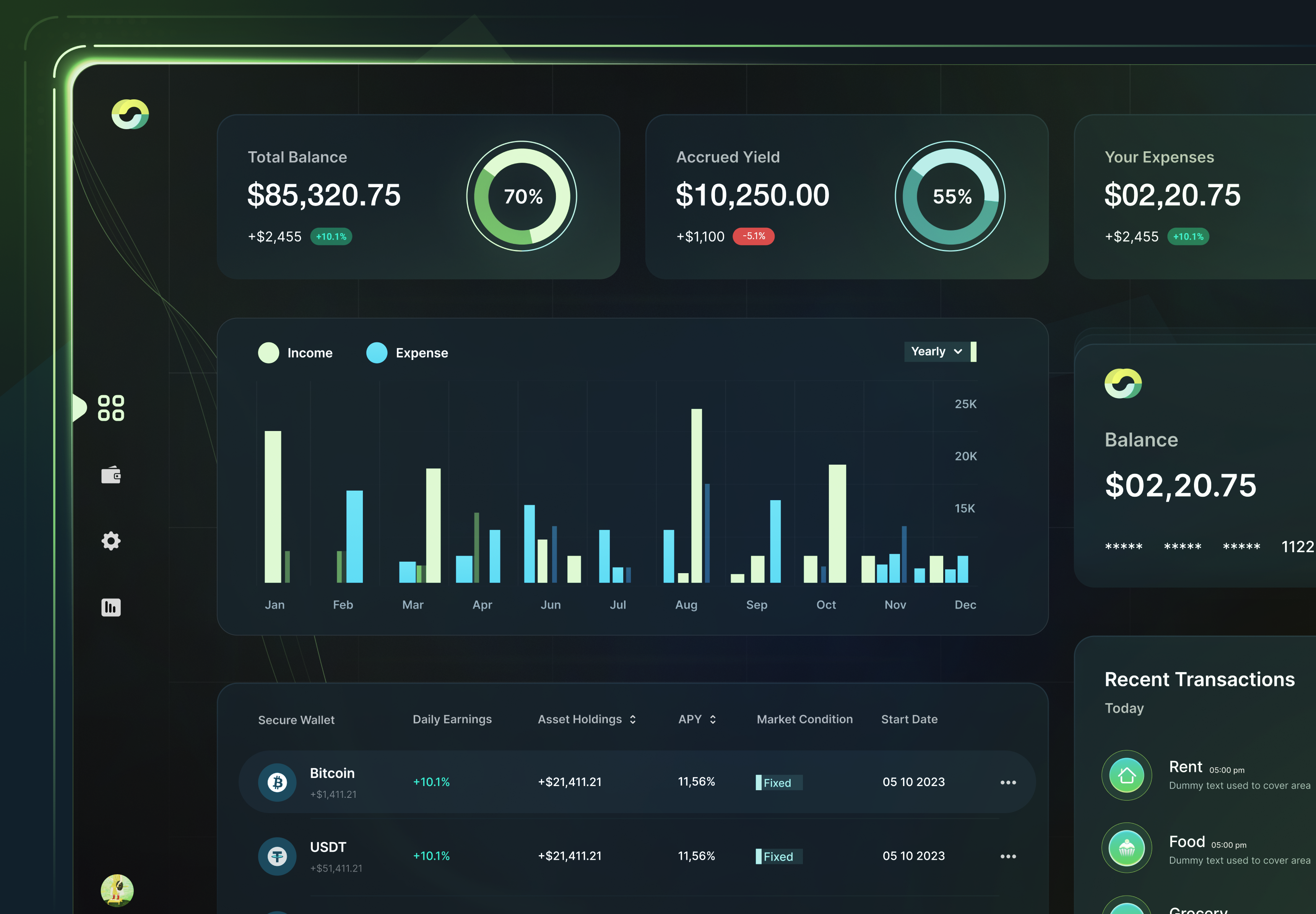 Browse thousands of Fintech Dashboard UI images for design inspiration ...