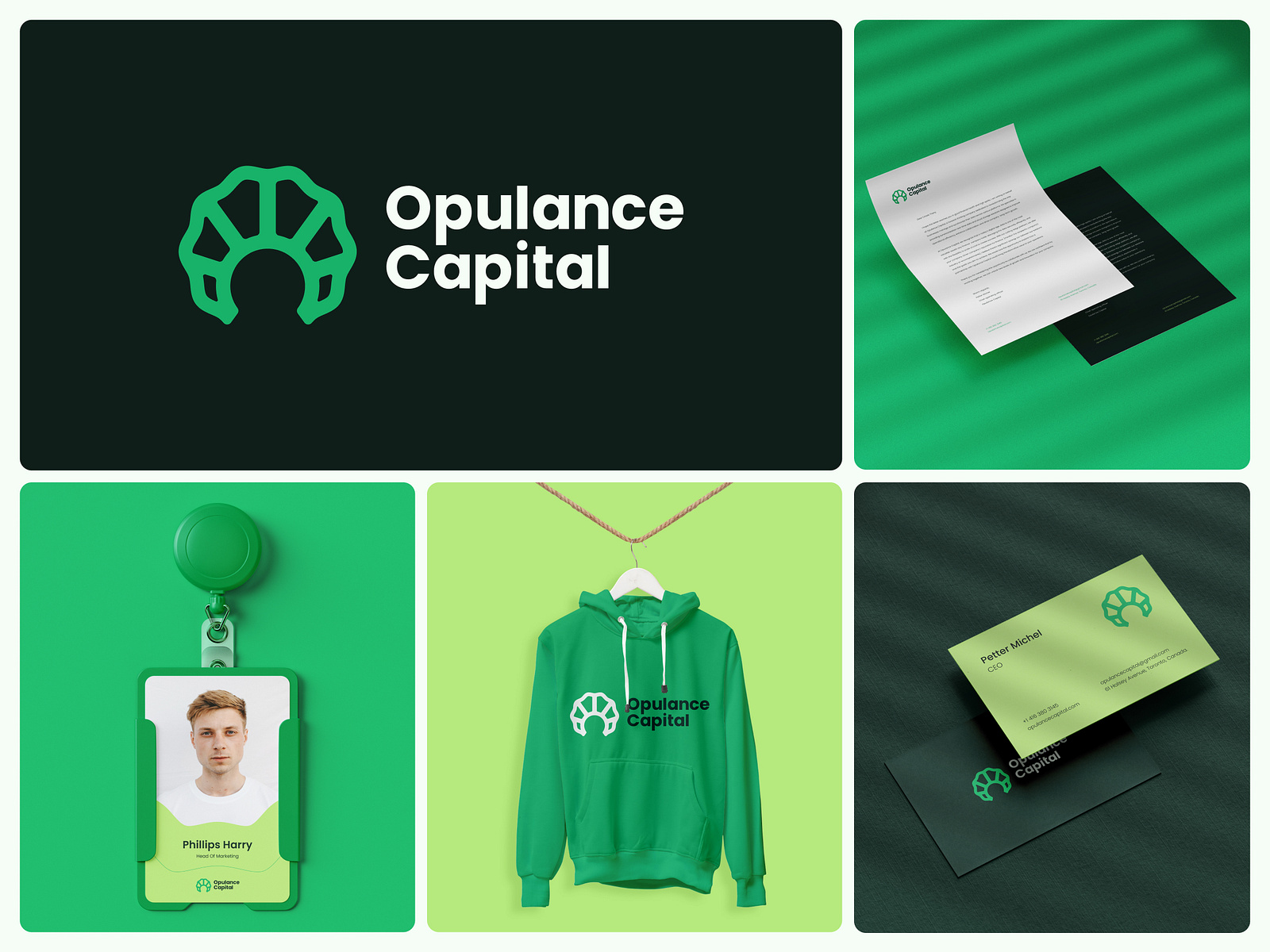 Opulance Capital - Finance Logo & Branding by Abedin Joy on Dribbble
