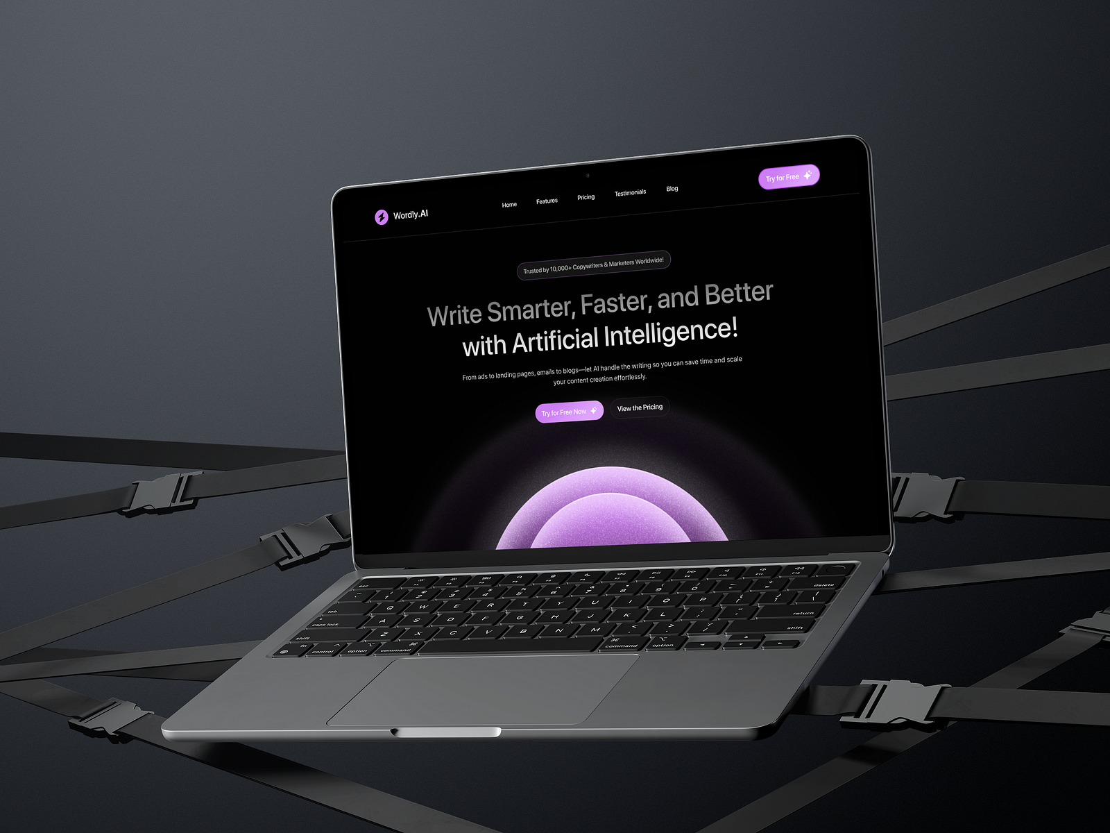 Wordly.AI - AI Writing Assistant Hero Section by Gilang Febrian for ...
