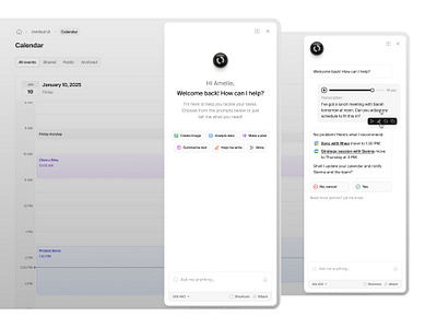 AI assistant — Untitled UI by Jordan Hughes® on Dribbble