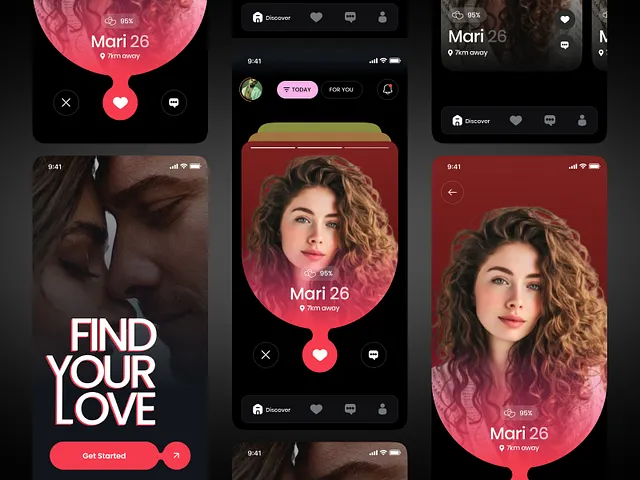 Tinder App designs, themes, templates and downloadable graphic elements ...