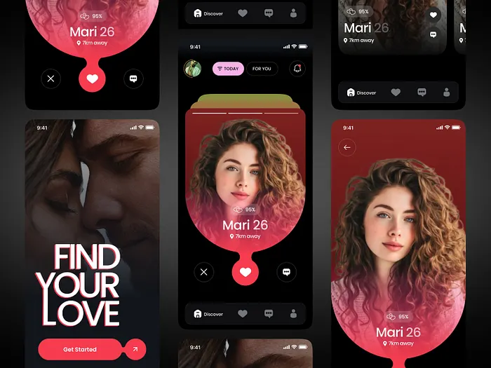 Tinder App designs, themes, templates and downloadable graphic elements ...