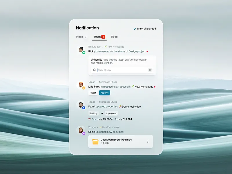 Browse thousands of Notification images for design inspiration | Dribbble