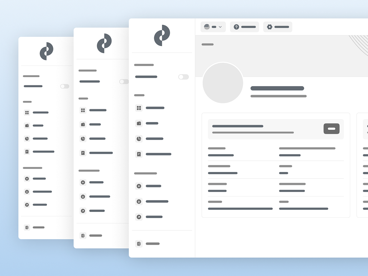 Decircles - Profile Page (Wireframe) by uxwelist on Dribbble