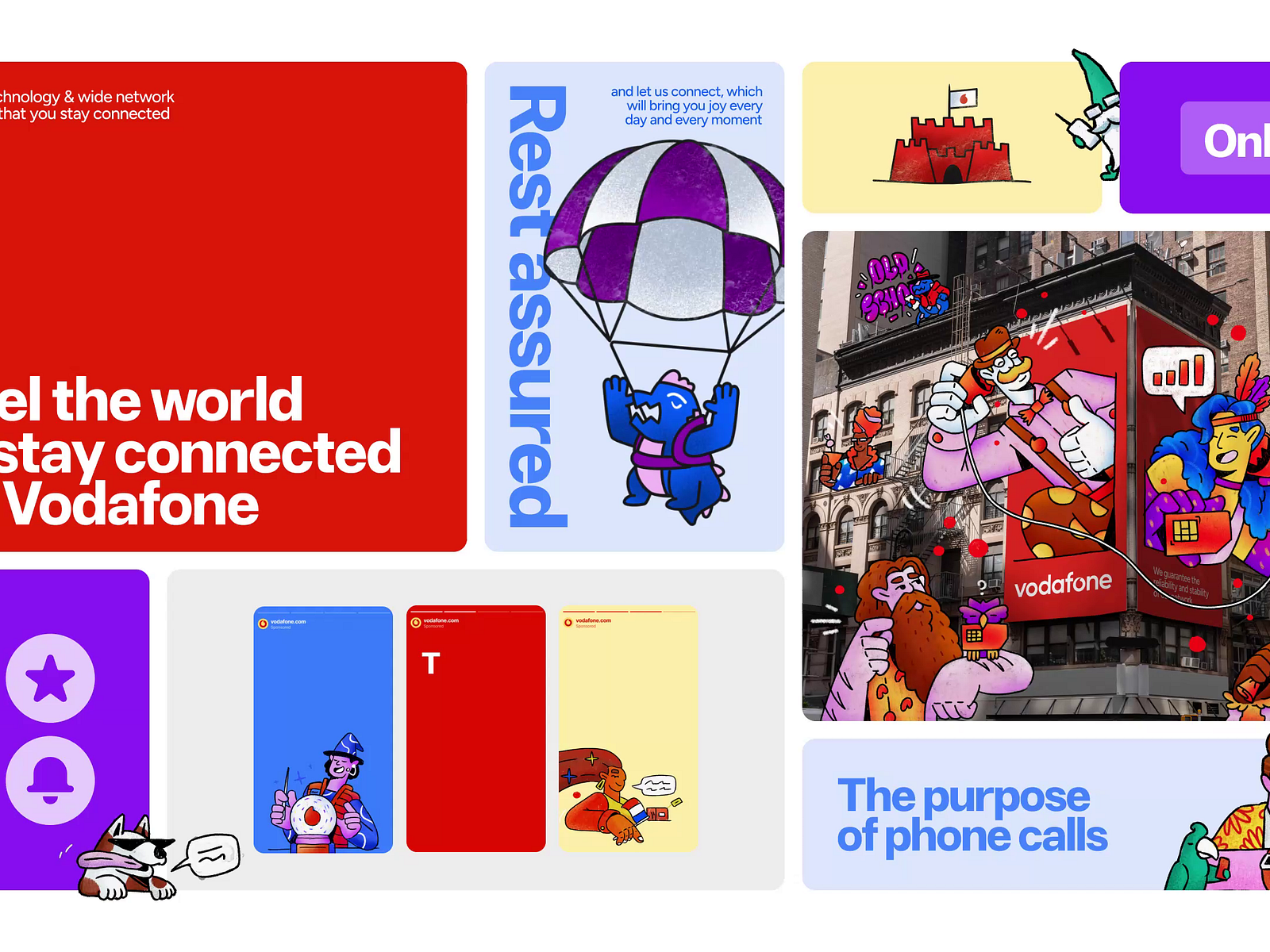 Vodafone: branding by Dana Bakhtina for renua | one on Dribbble