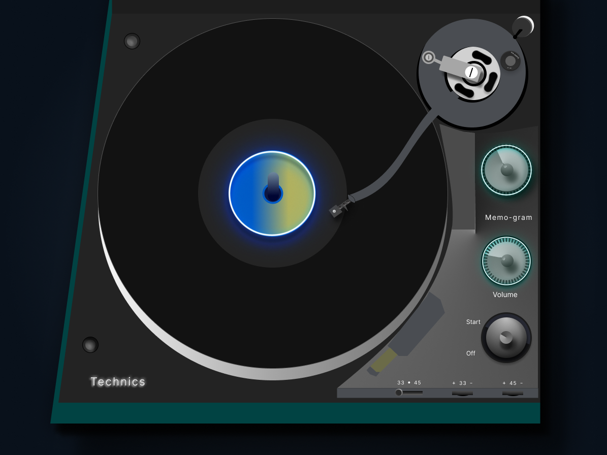 Introducing My Latest Turntable Audio Disk Concept Design by James ...