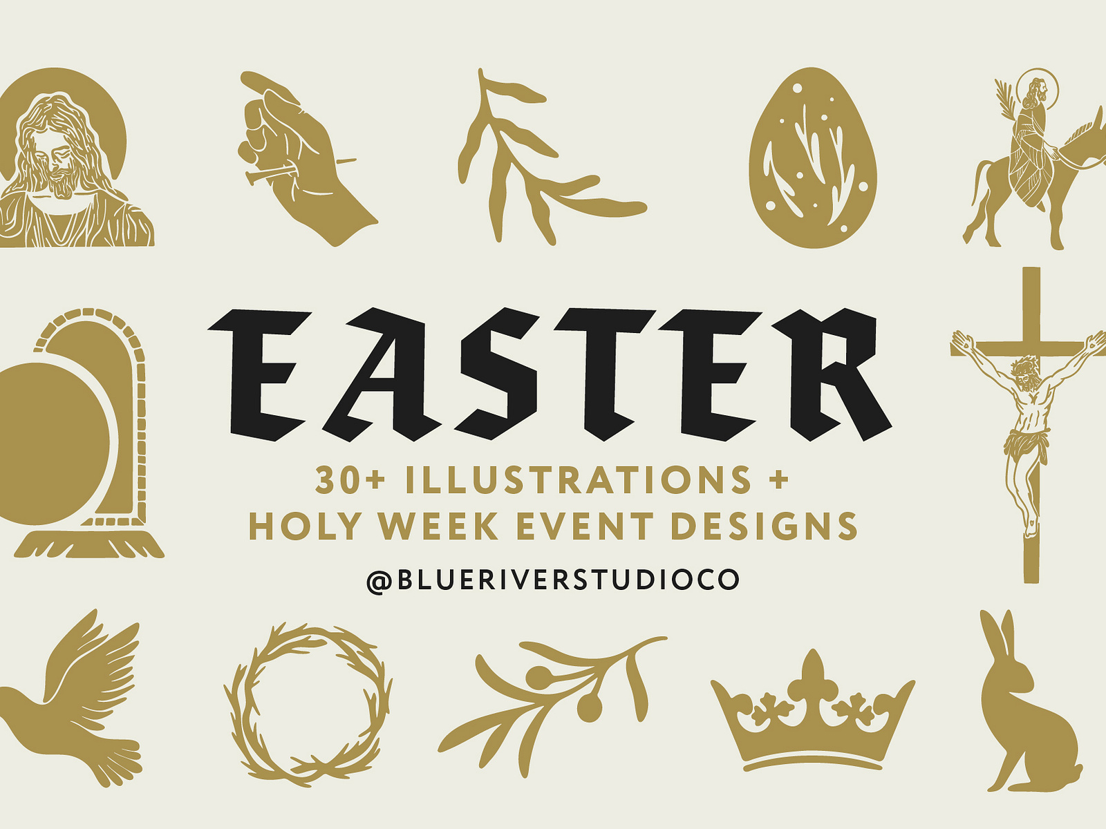 Easter Design Bundle by Cassidy Dickens on Dribbble