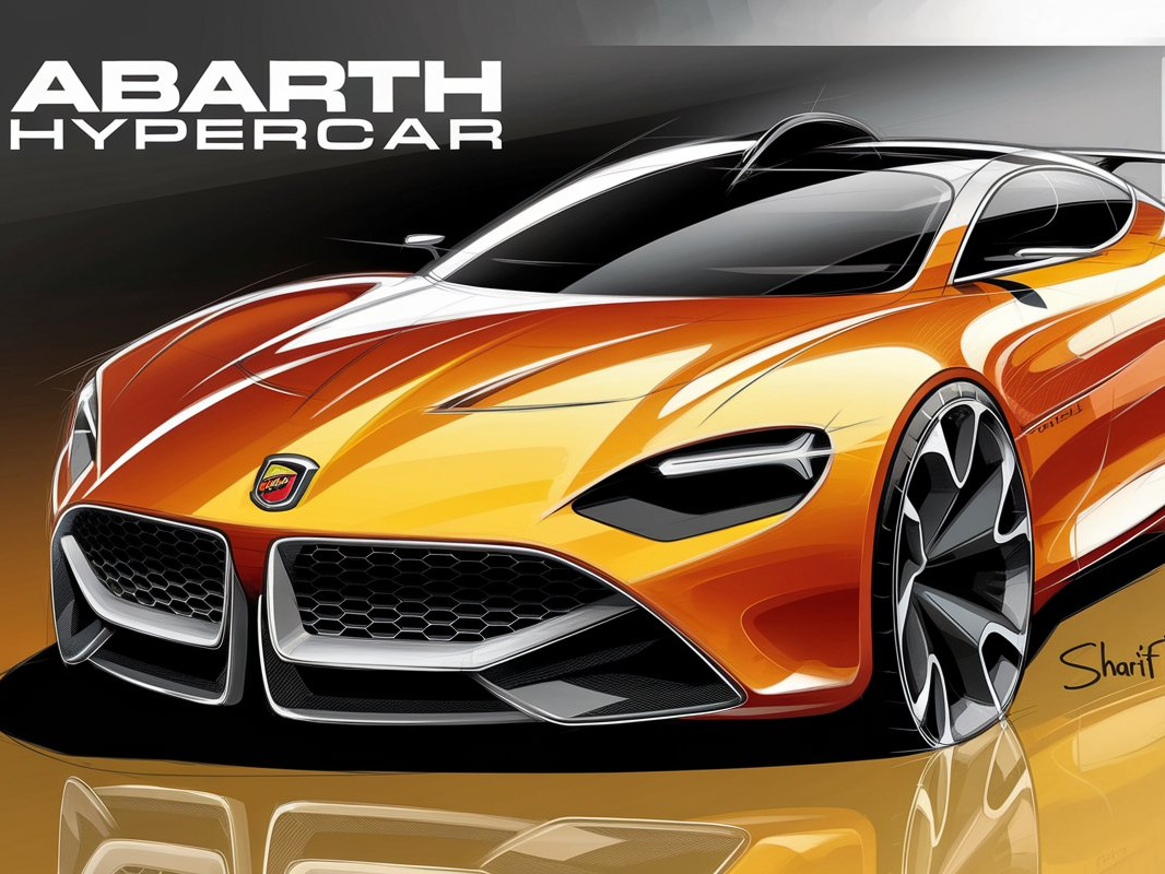 Abarth Hypercar Exterior Design Sketch By: Sharif Kanani by Sharif ...