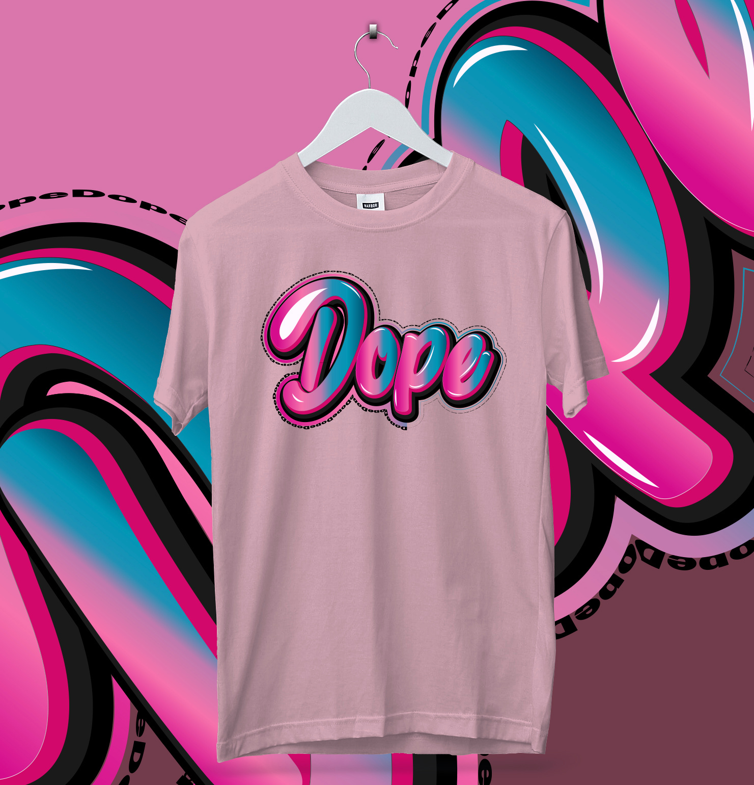 Dope t shirt design by Merchgraphic on Dribbble