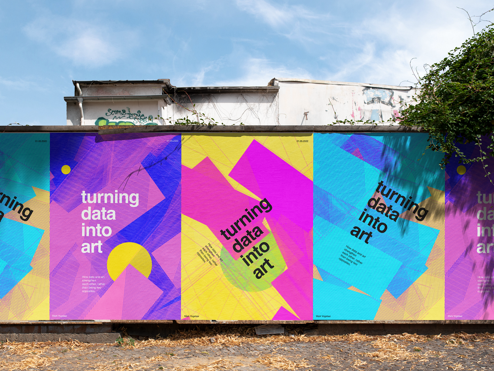Experimental Graphic Design Posters by Mark on Dribbble