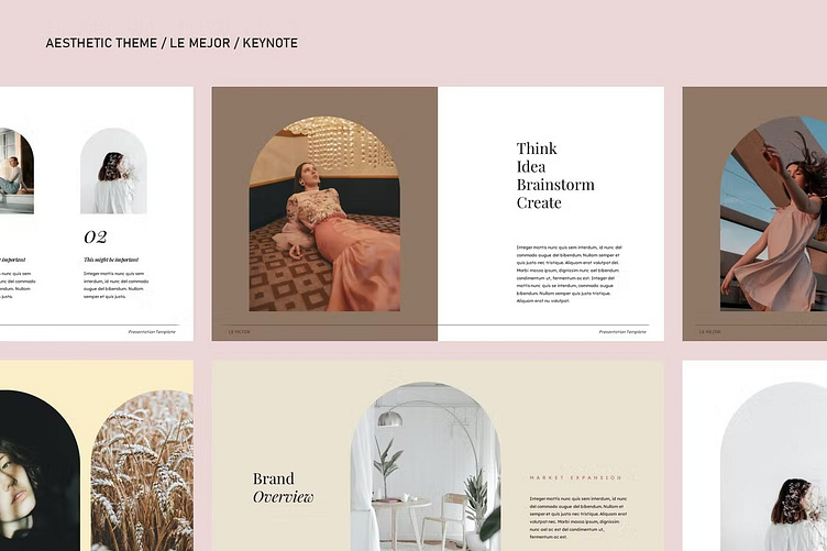 Free Modern Aesthetic Presentation by Klit Vogli on Dribbble