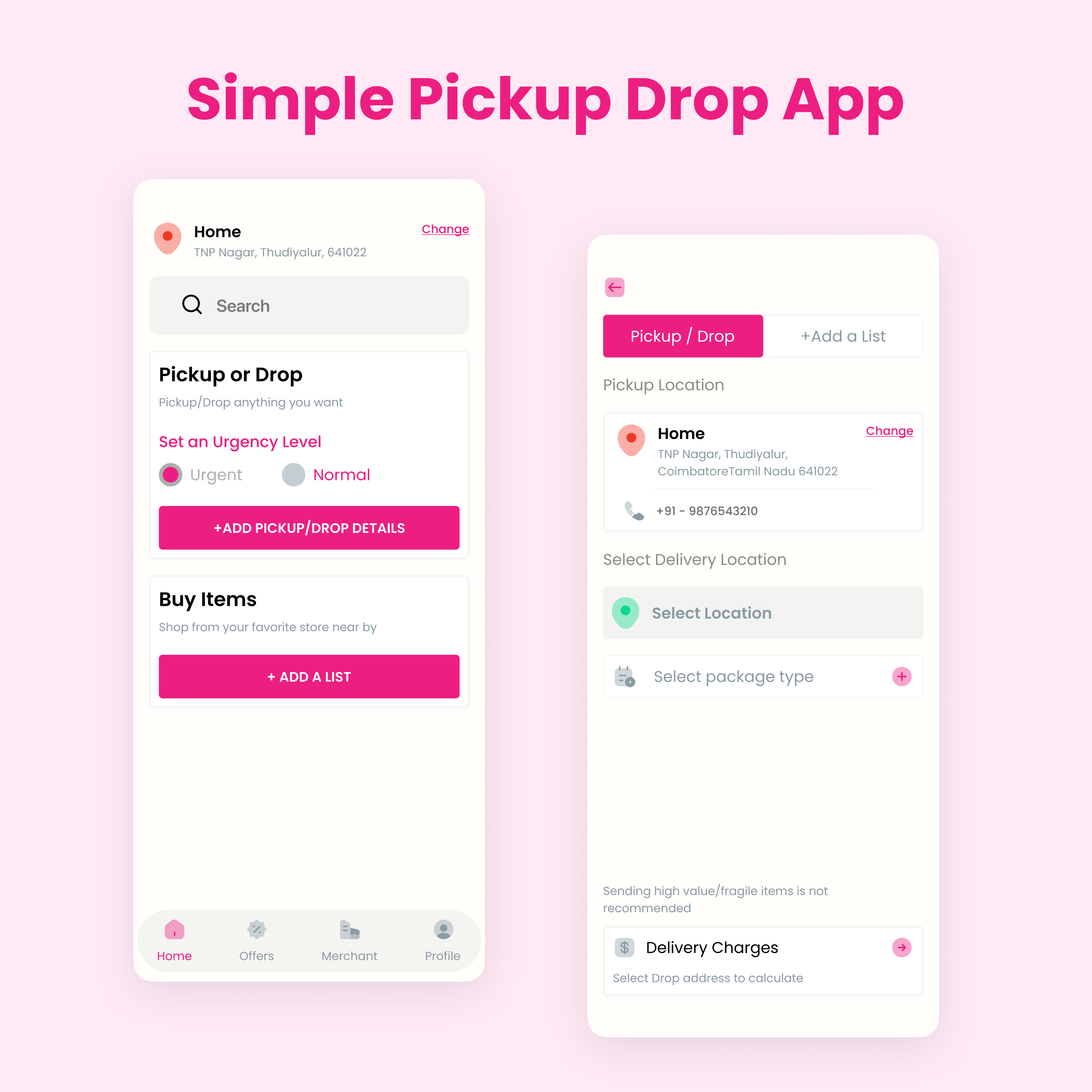 Document Pick Drop App by Divya Prasath T on Dribbble