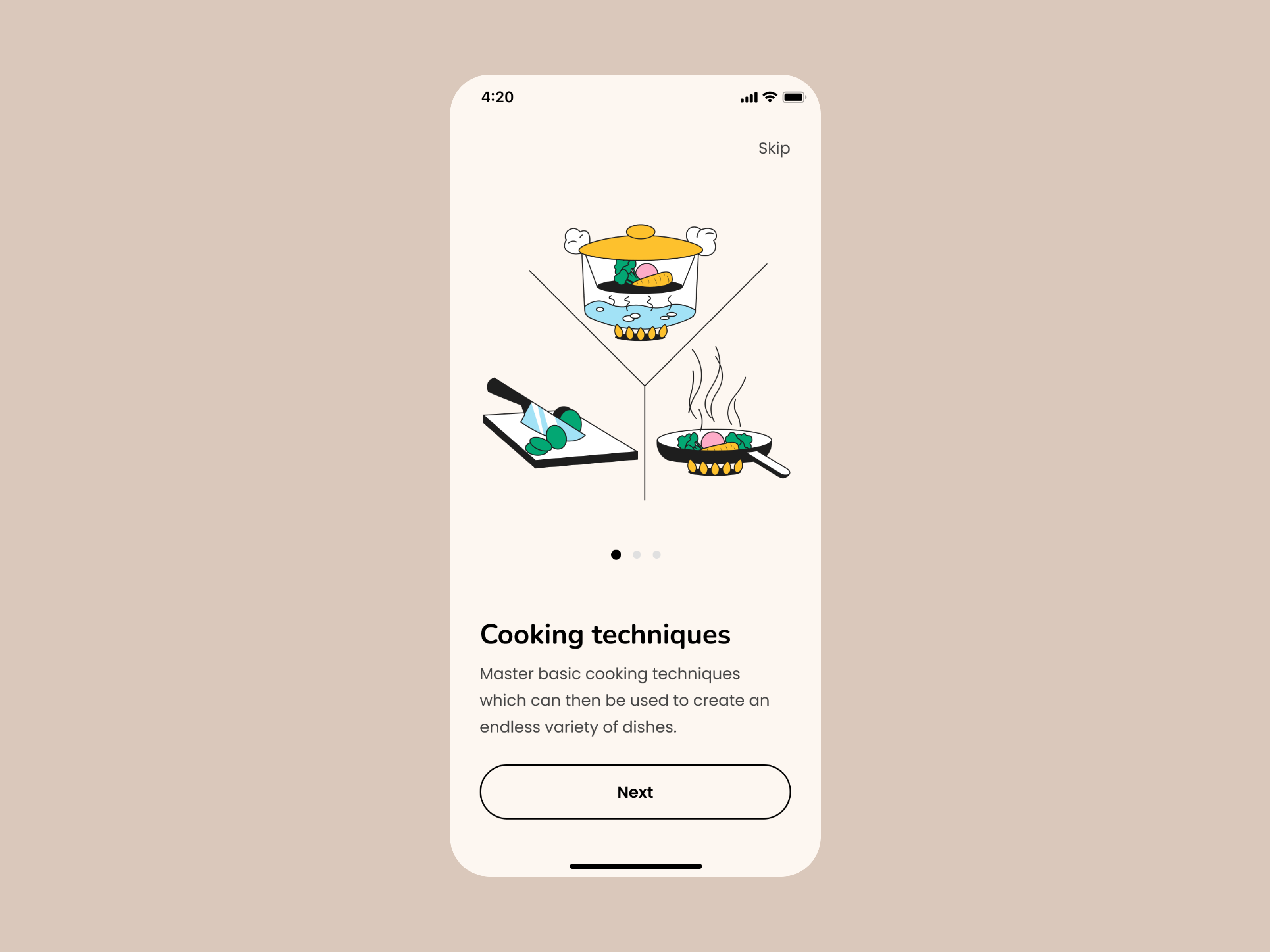 Chef course app interaction by Taras Migulko for Emote on Dribbble