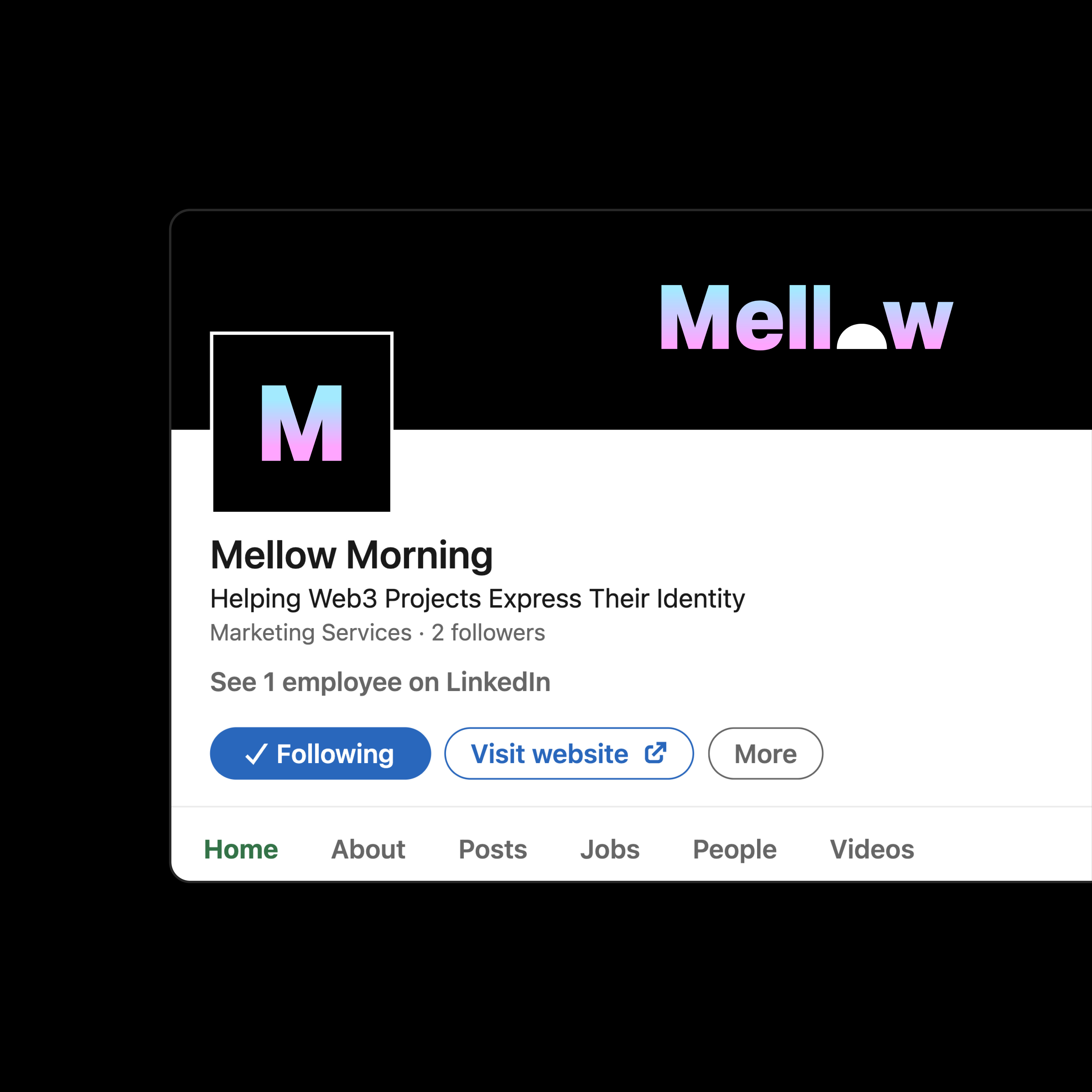 Logotype for Mellow 🌄 by Davit Chanadiri on Dribbble