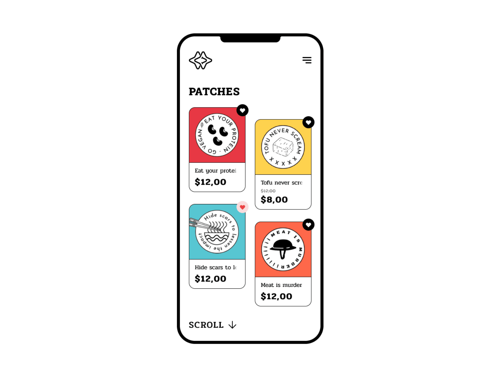 Patch market - UI Concept by Henrique Stopassoli on Dribbble