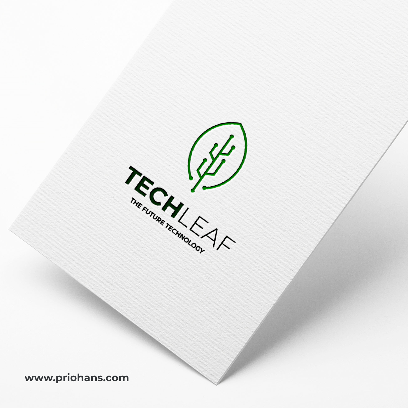 Tech Leaf Logo Design by Prio Hans on Dribbble