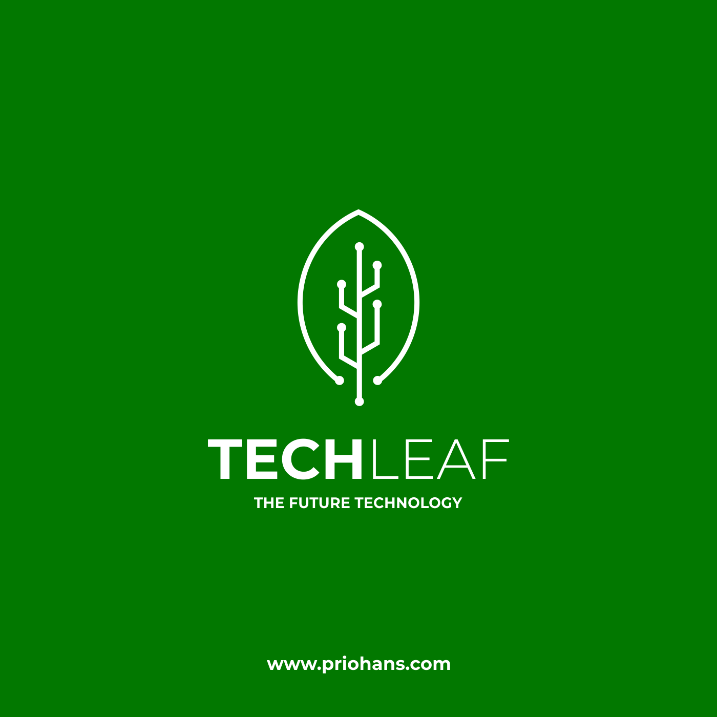 Tech Leaf Logo Design by Prio Hans on Dribbble