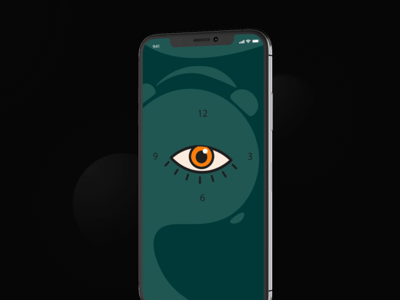 Alarm app UI motion by ZM on Dribbble