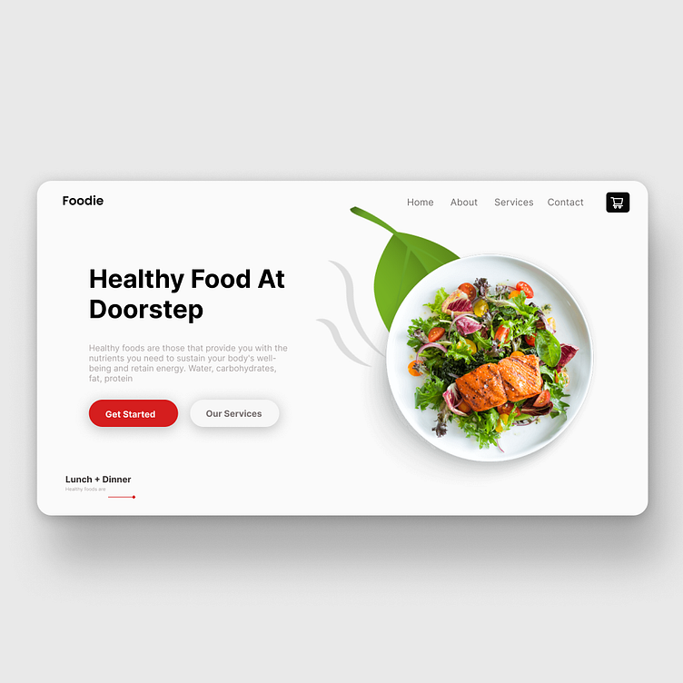 Food Web Design by Webstar Infotech on Dribbble