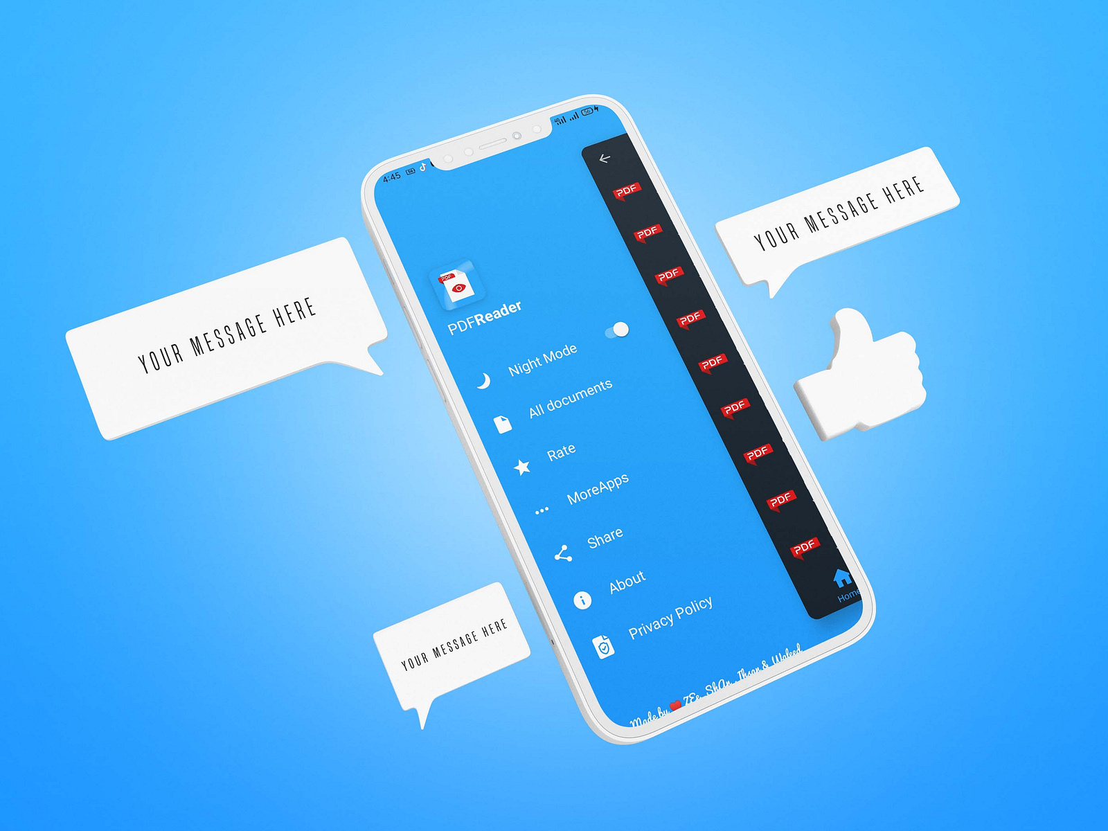 PDF Reader App - My PDF Viewer /UI UX Design by Ali Haider Asghar Ali ...