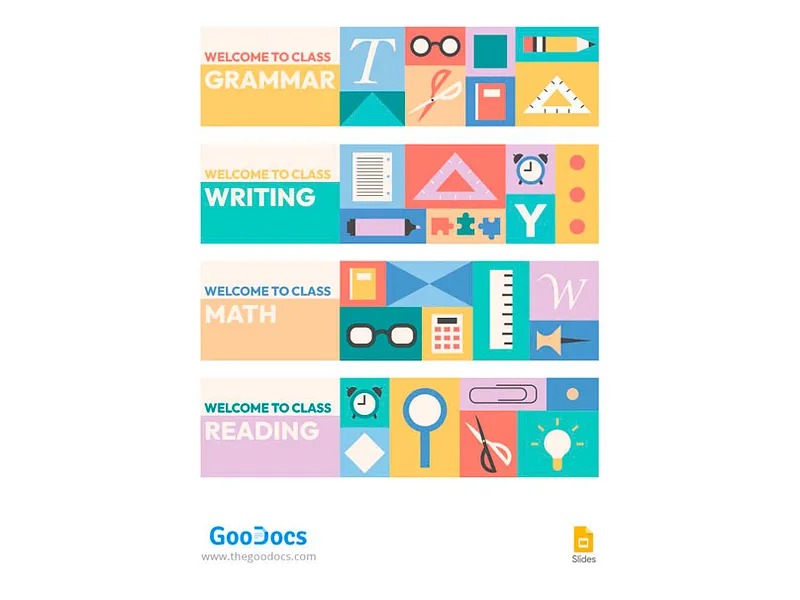Classroom Headers designs, themes, templates and downloadable graphic ...