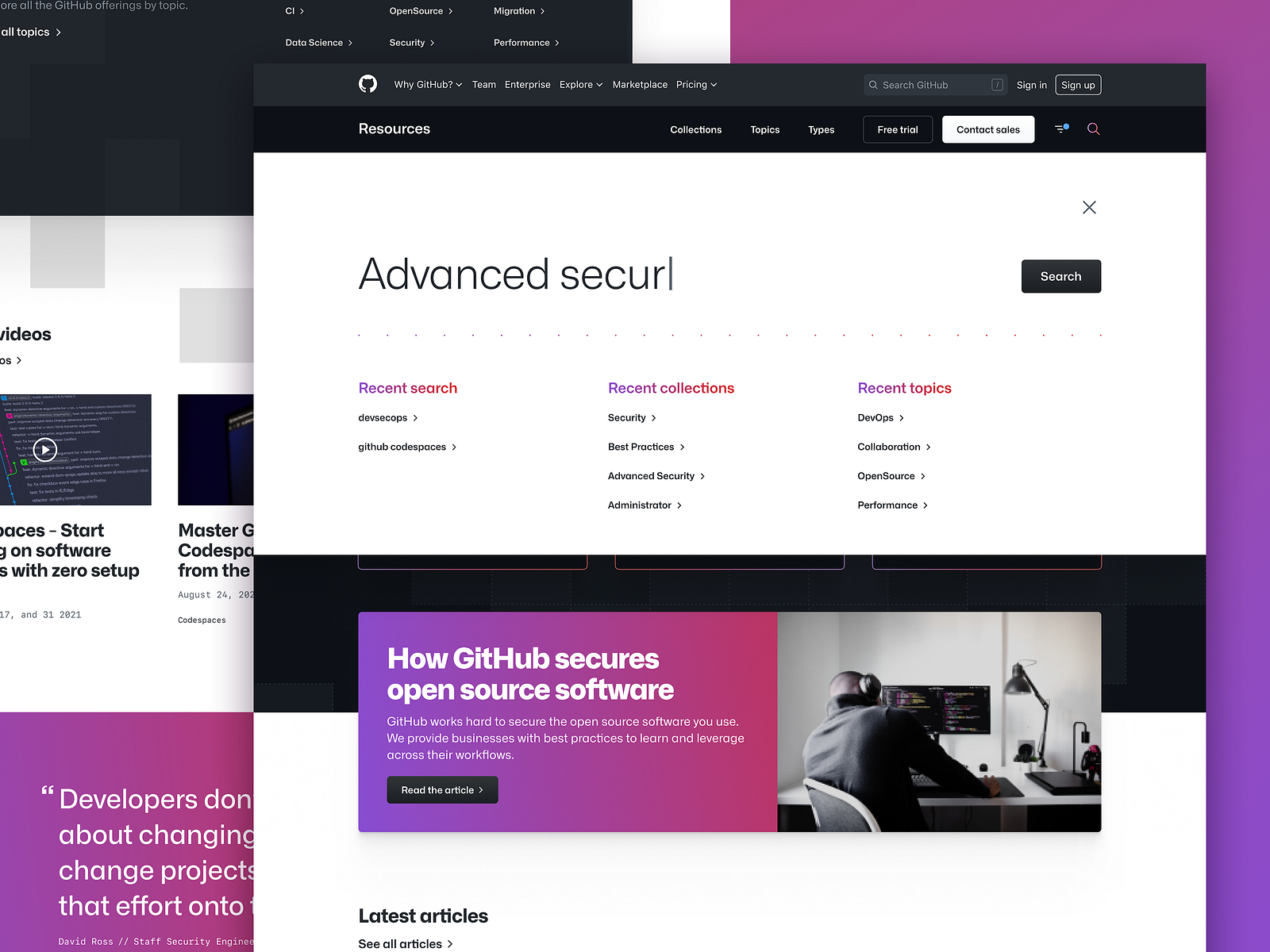GitHub Resources by Hugo Bermúdez on Dribbble