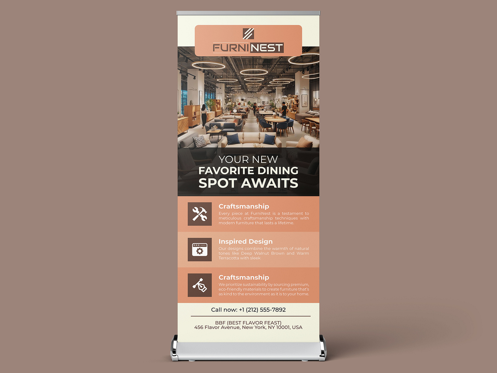 Furniture Roll-up Banner/ Retractable/ Pull-up Banner by Creative ...