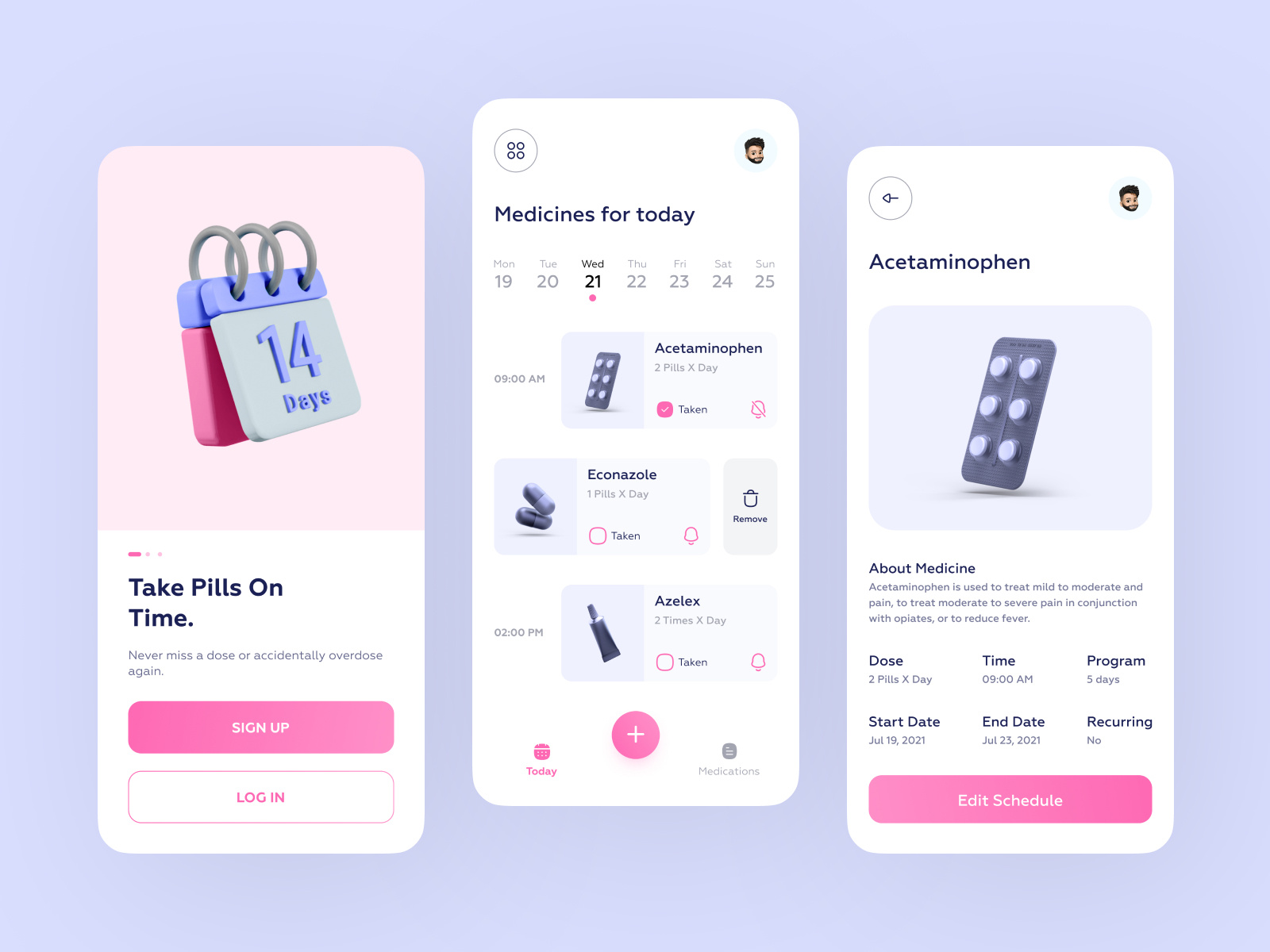 Medication Reminder App by F22 Labs on Dribbble