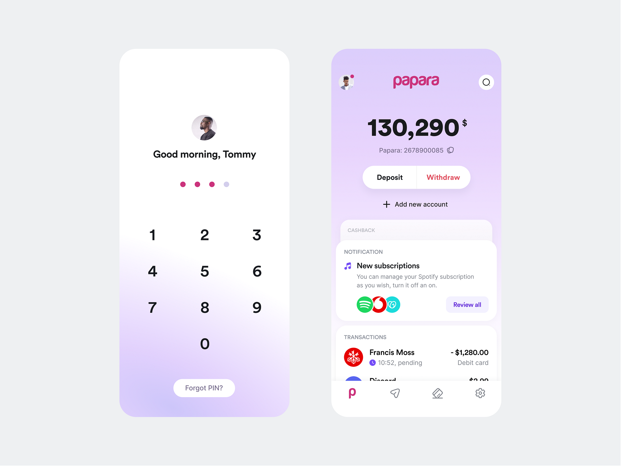 Papara by Renat Muratshin for Renua on Dribbble