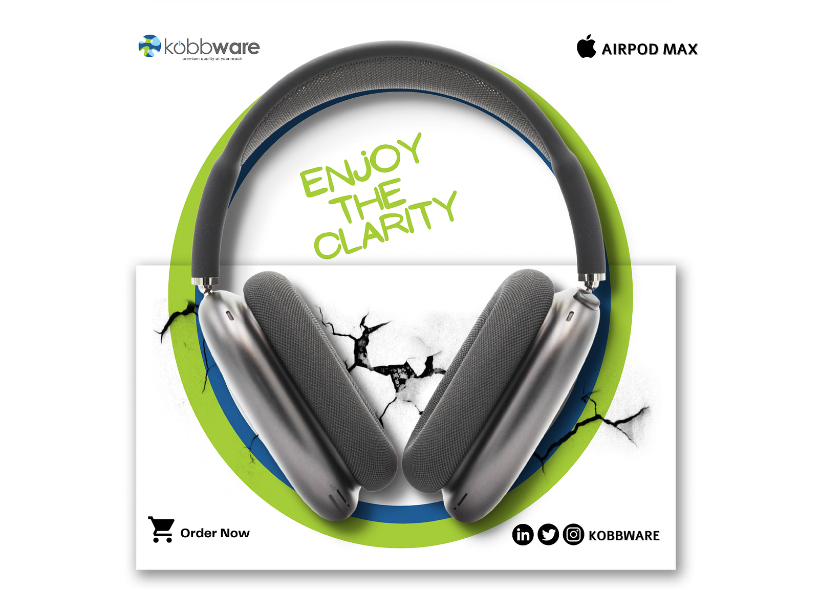 Apple Airpod Max Flyer by Fiona on Dribbble