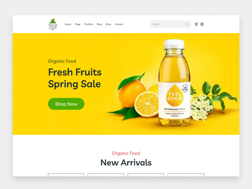 Fruits Website Design by Designmind - UI/UX Agency on Dribbble