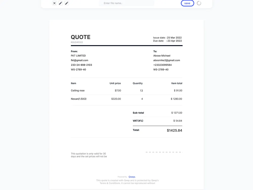 Invoice UI designs, themes, templates and downloadable graphic elements ...