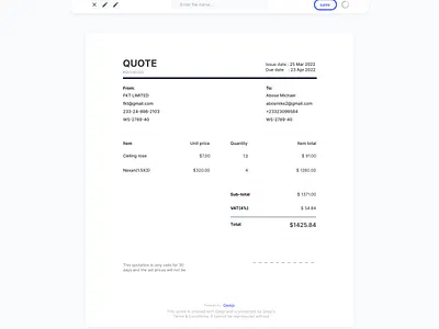 Invoice UI designs, themes, templates and downloadable graphic elements ...