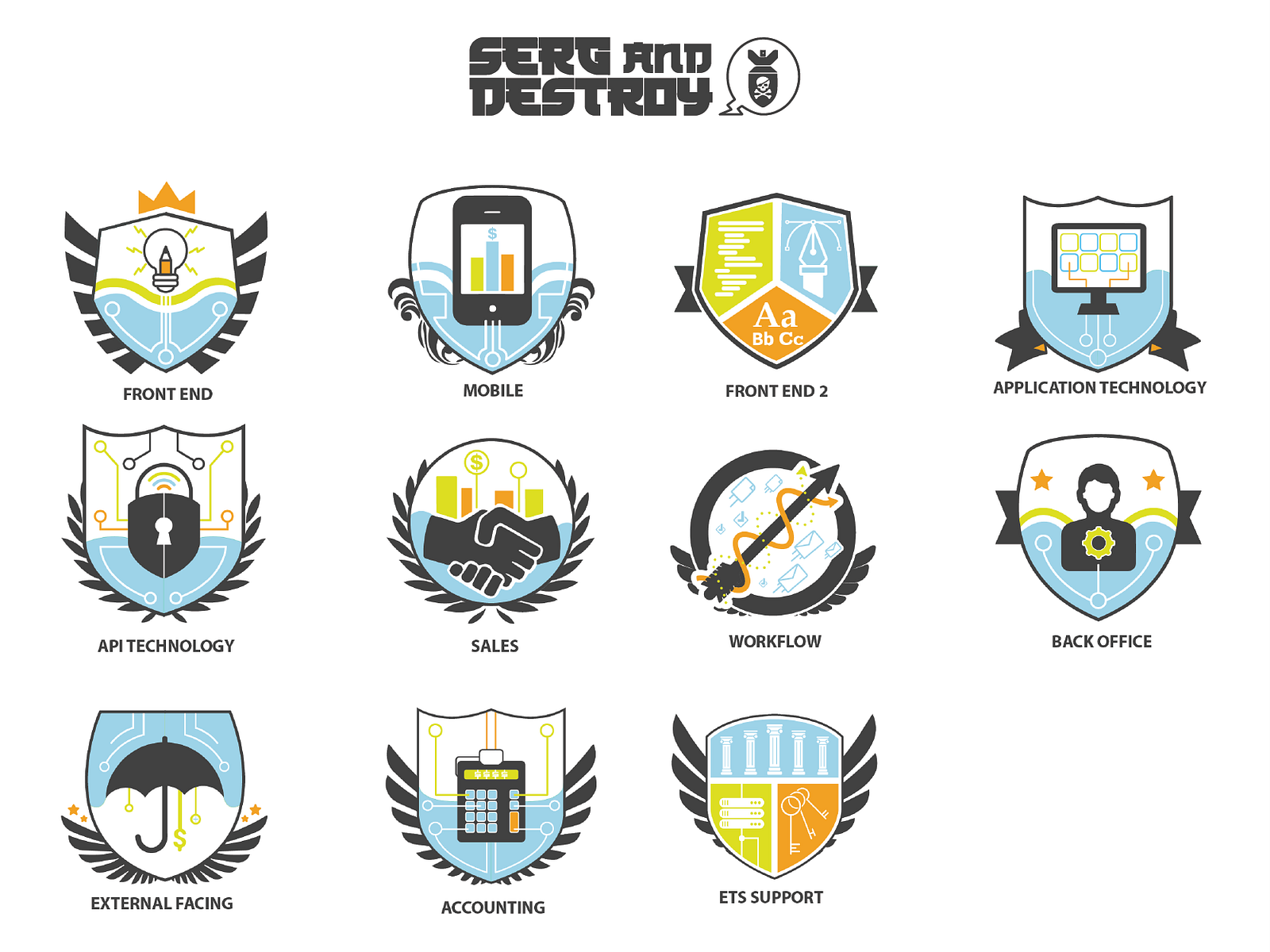 Design Team Crests by Sergio Andujar II on Dribbble