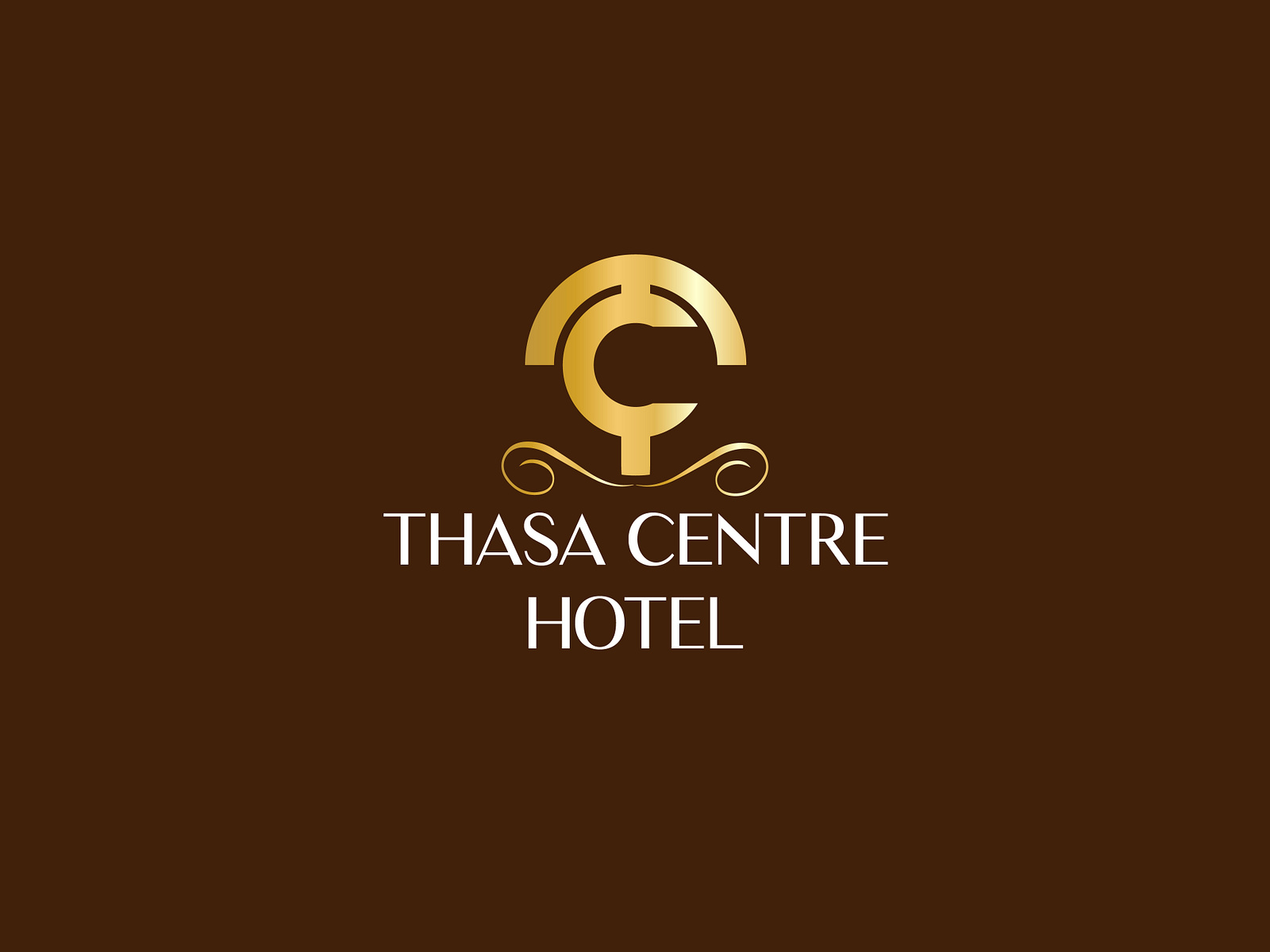 LOGO THASA CENTRE HOTEL by Saintstudio on Dribbble