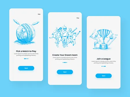 Cricket UI designs, themes, templates and downloadable graphic elements ...