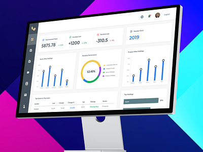 Stocks Management Dashboard designs, themes, templates and downloadable ...