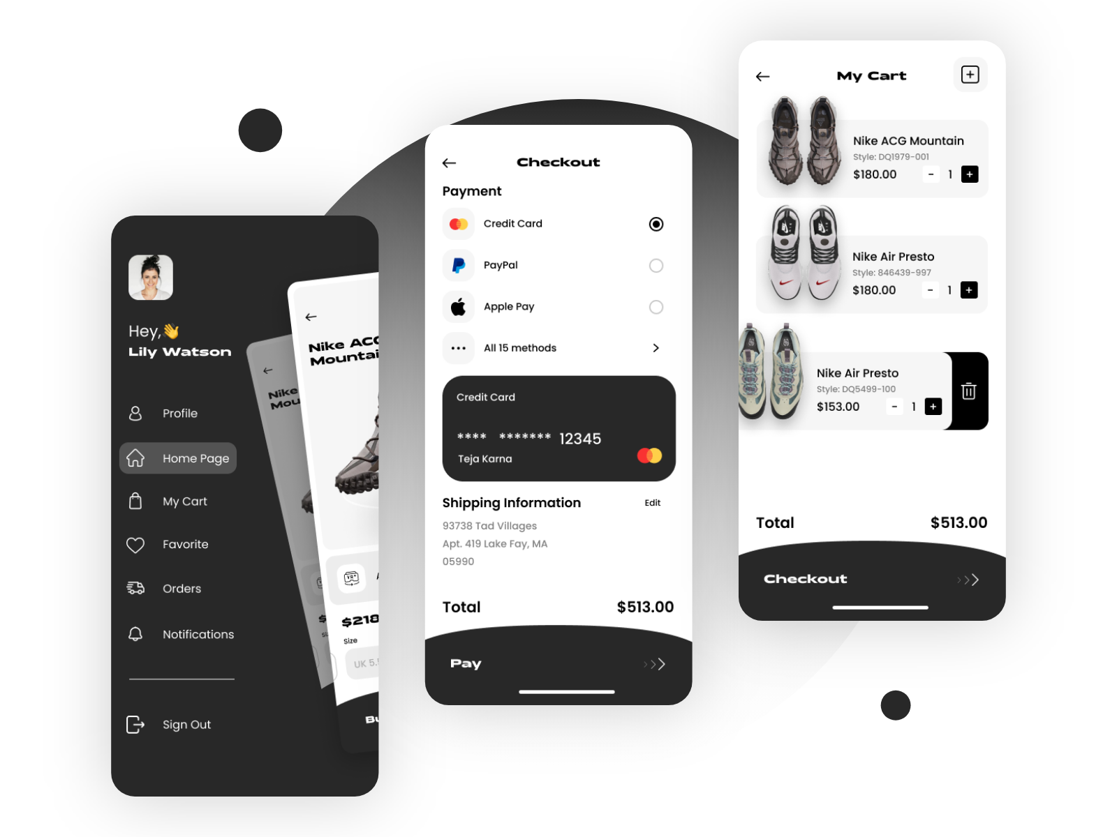 Nike Mobile Application Redesign Concept by Insightlancer on Dribbble