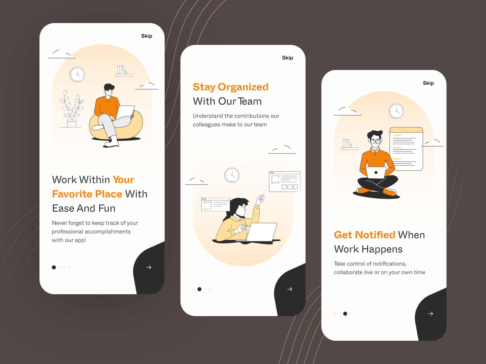 Onboarding screens by MC-Product for Master Creationz -Global UI UX ...