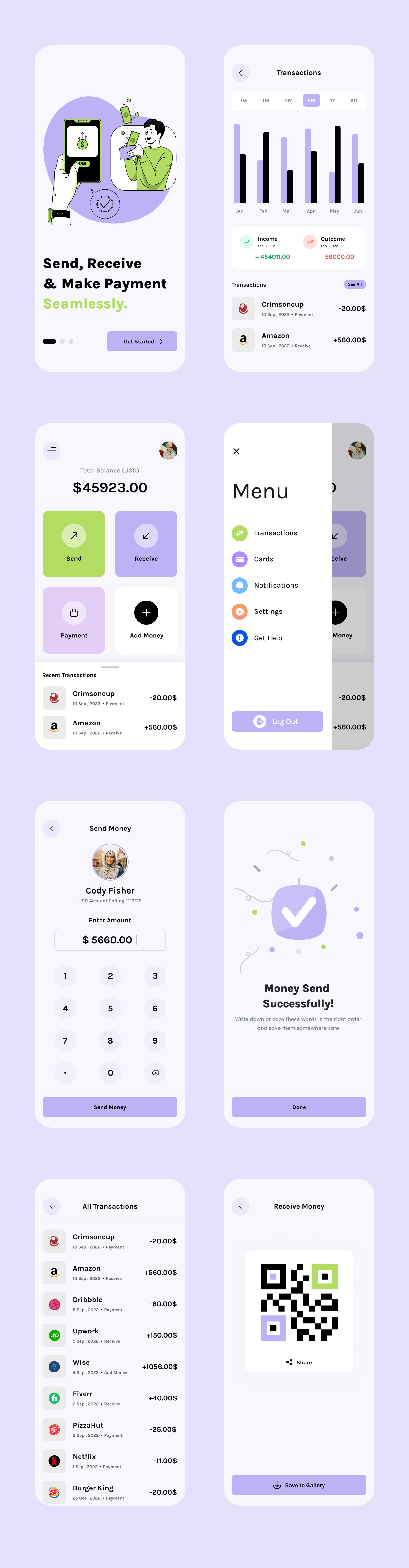 InstPay | Mobile App Design by MN Nahid on Dribbble