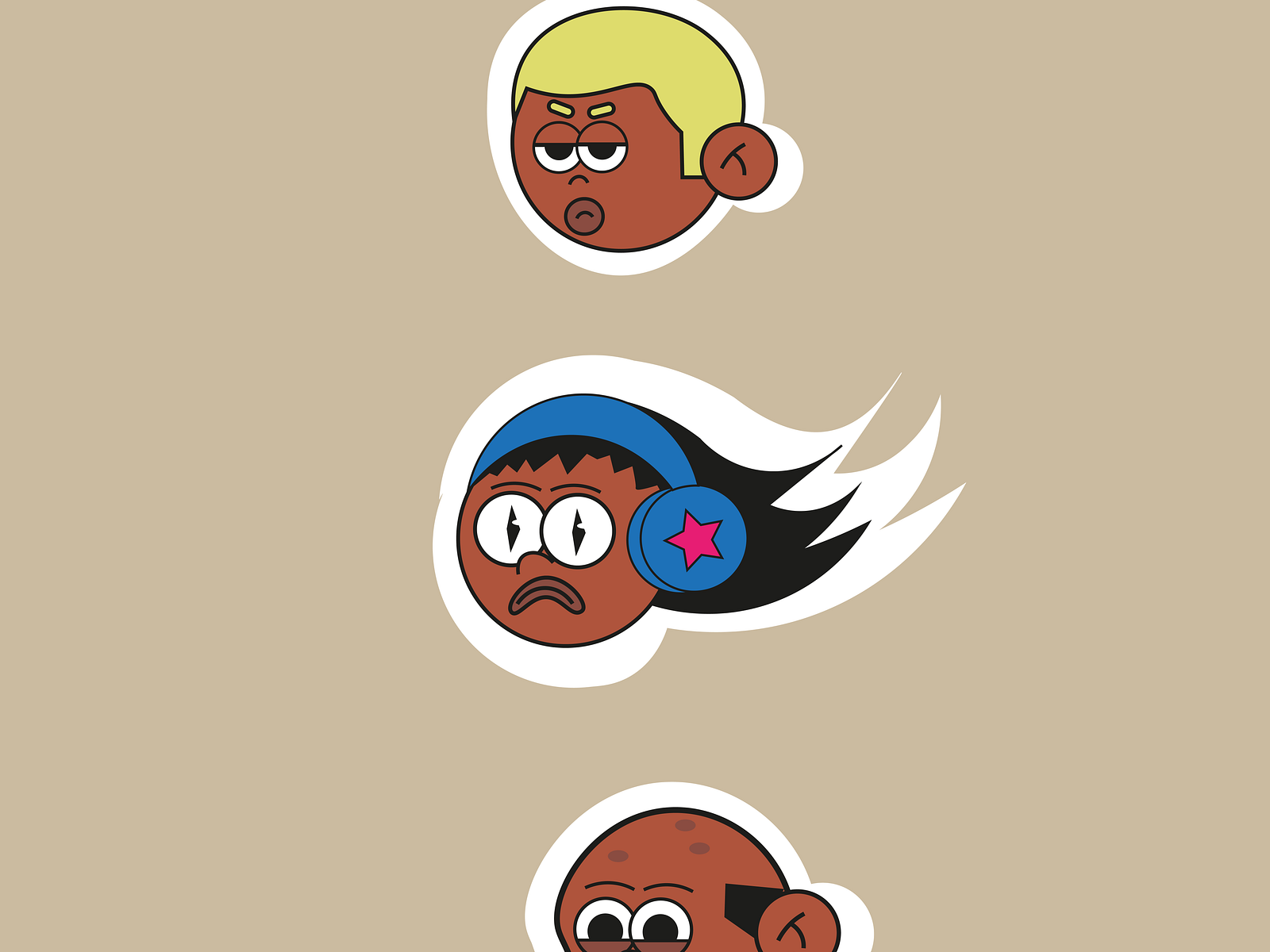 Stickers by wajid boukari on Dribbble