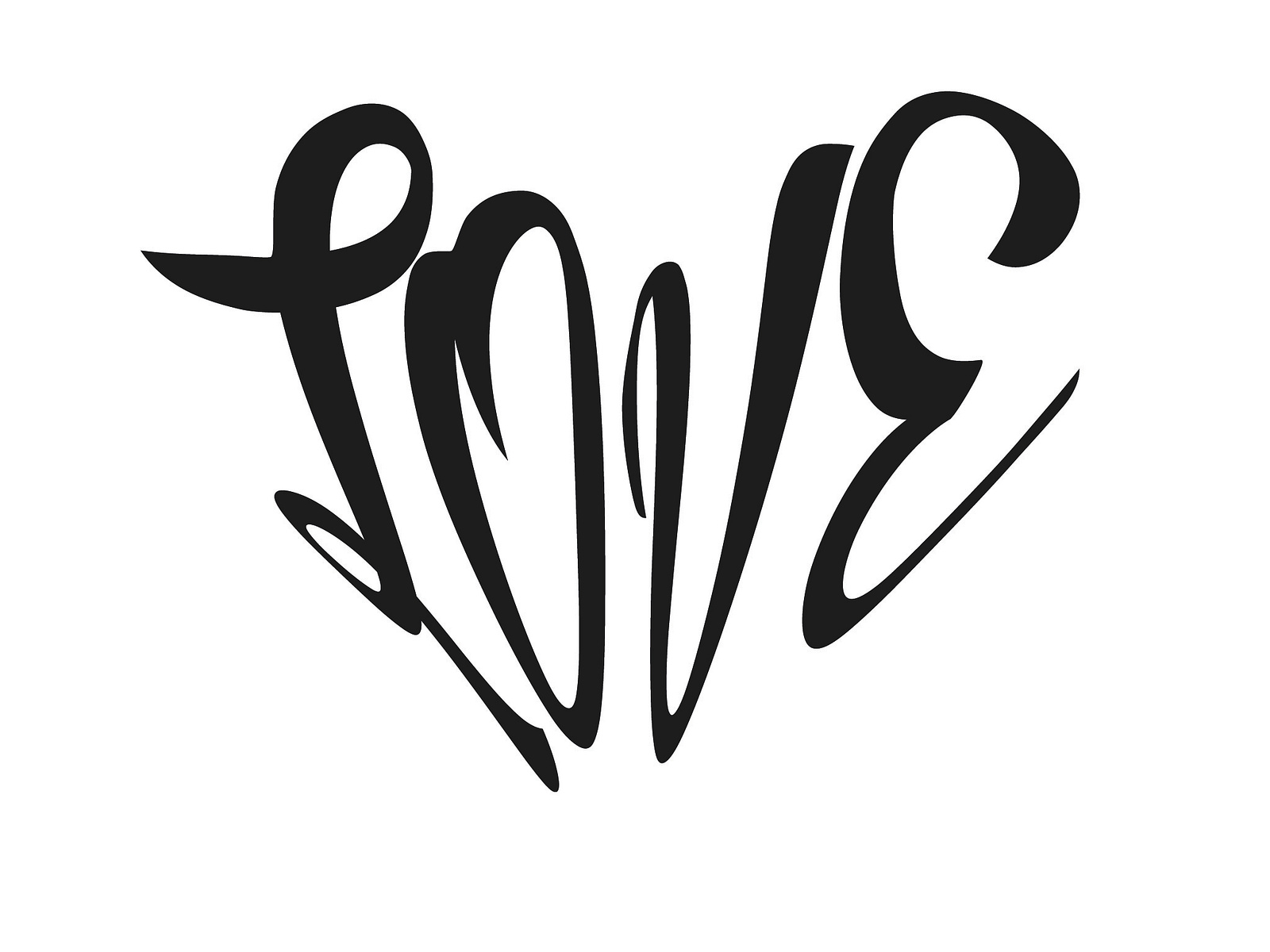 heart shape typography by BrandwithNoor on Dribbble