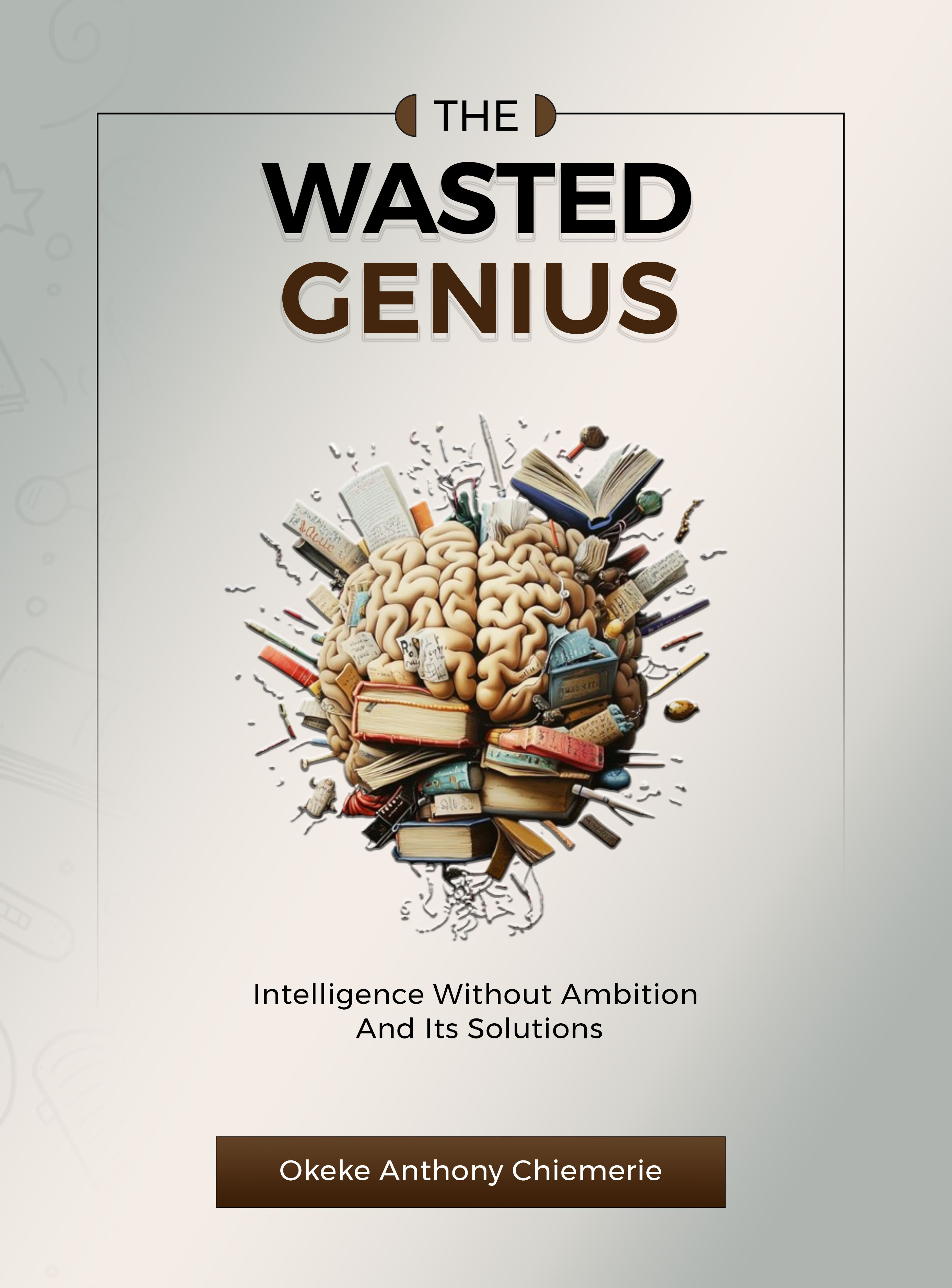 Book Cover Design - The Wasted Genius by Victor Igwe on Dribbble