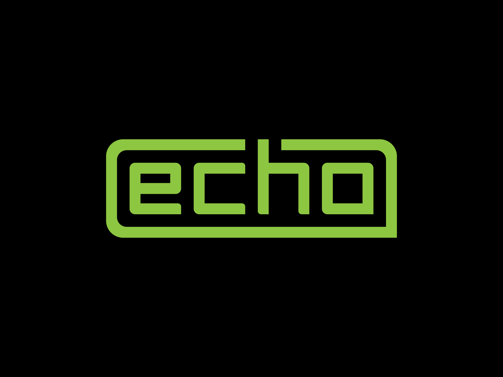 Echoplex Logo ECHO Graphic Design