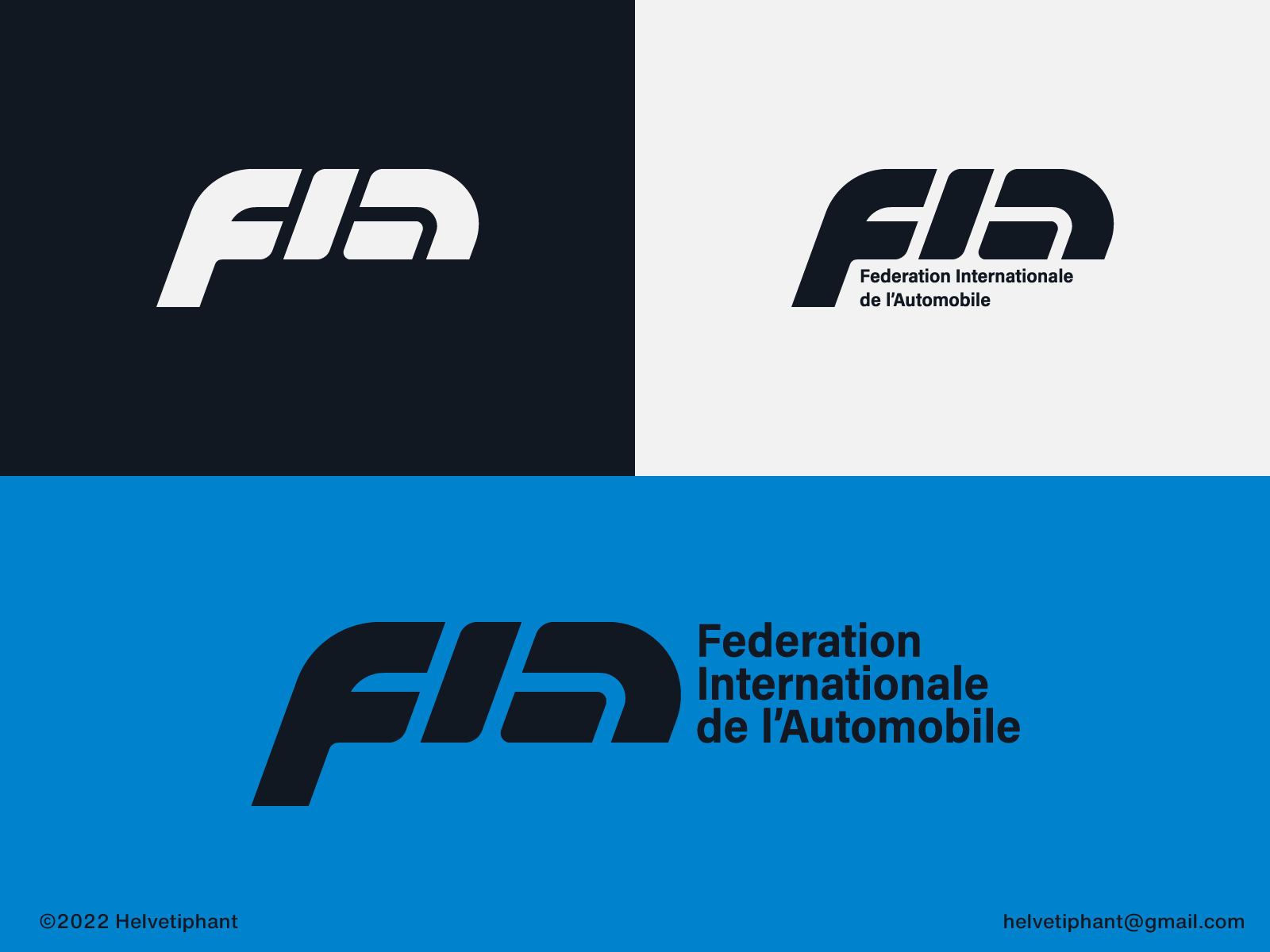 FIA - Logo Proposal by Helvetiphant™ on Dribbble