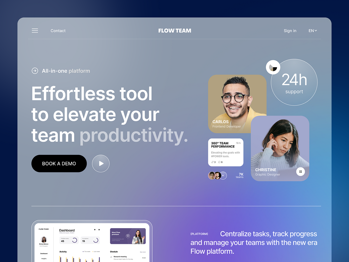 Team UI designs, themes, templates and downloadable graphic elements on ...